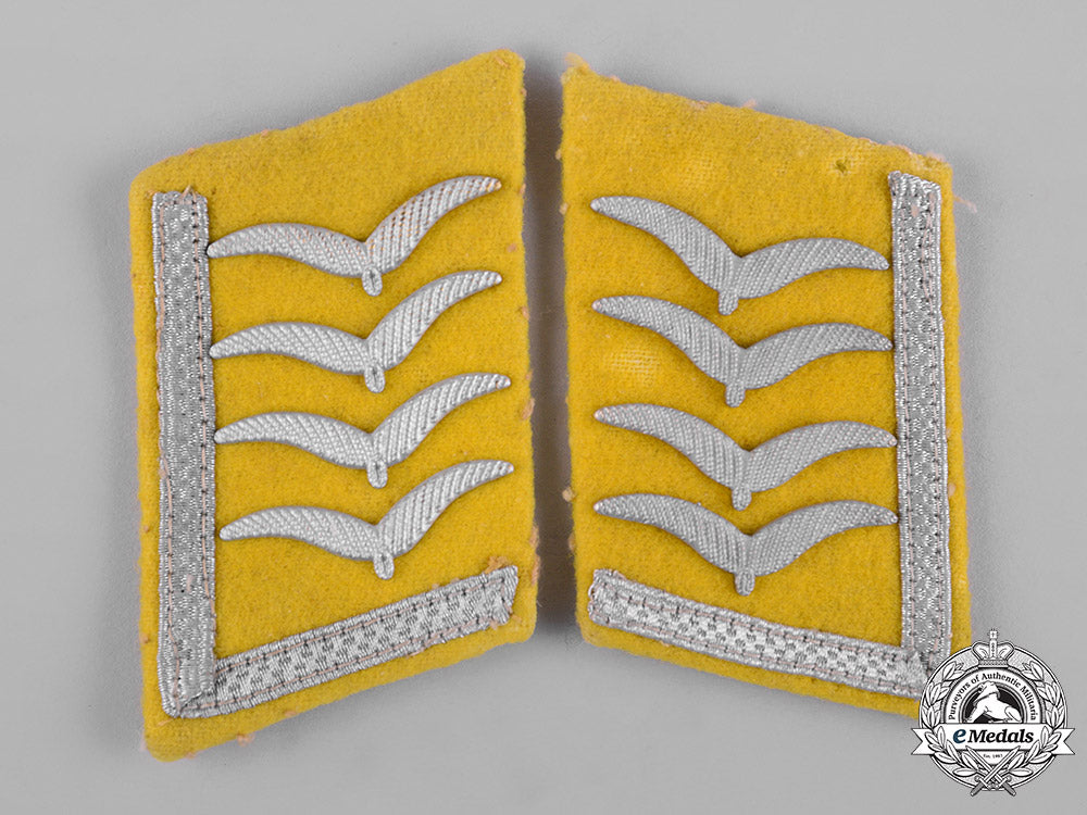 Germany, Luftwaffe. A Set Of Luftwaffe Uniform Rank Insignia – eMedals