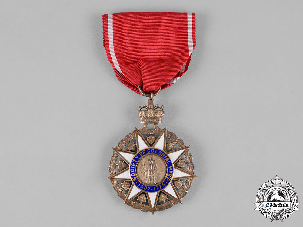 United States. A Society Of Colonial Wars Membership Badge – eMedals