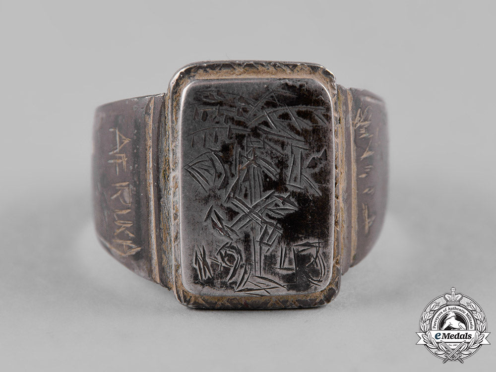 Germany, Dak. A 1943 Afrika Korps Commemorative Ring – eMedals