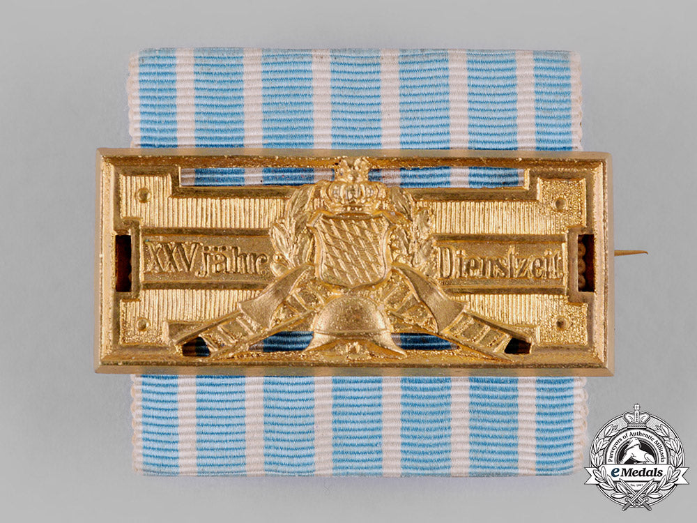 Bavaria, Kingdom. A Fire Brigade Honour Clasp For 25 Years Of Service ...