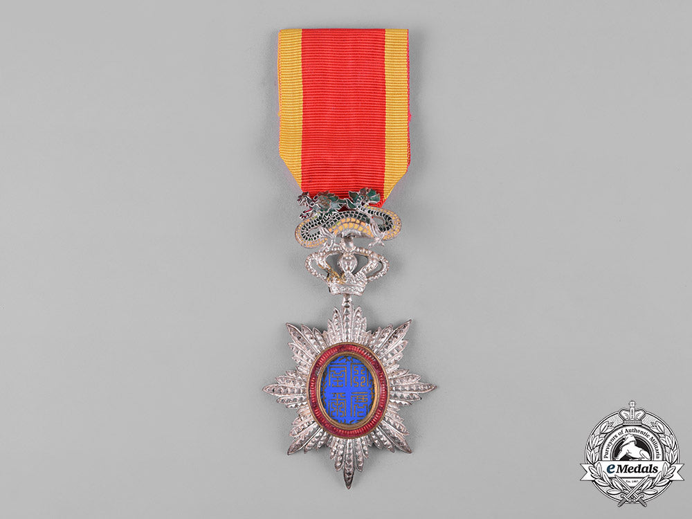 French Indochina, Annam. An Imperial Order Of The Dragon Of Annam, Kni ...