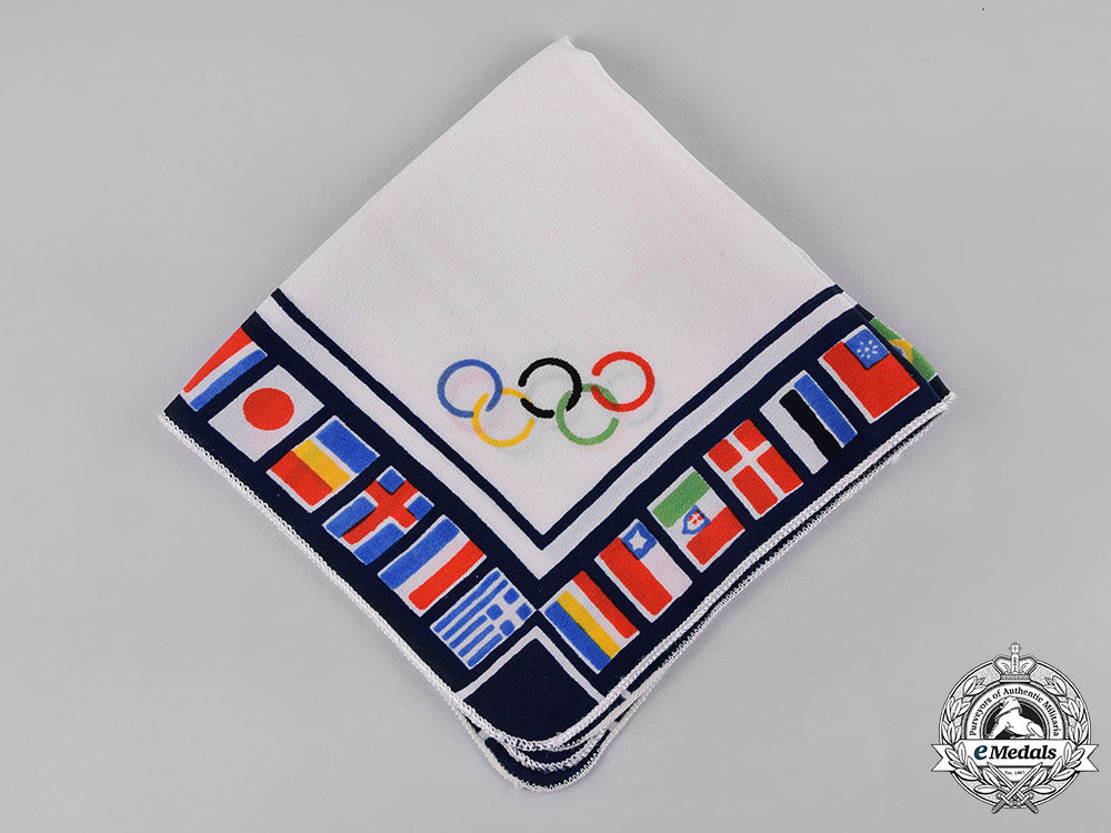 Germany, Third Reich. A 1936 Olympics Souvenir Handkerchief – eMedals