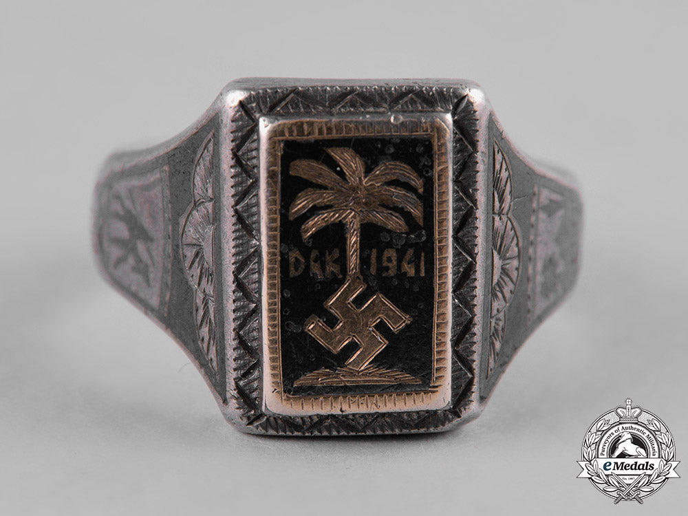 Germany, Dak. A 1941 Afrika Korps (Dak) Ring – eMedals