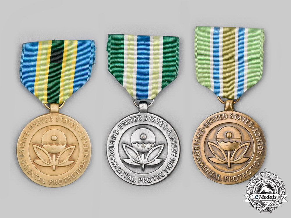 United States. Three Environmental Protection Agency (Epa) Medals – eMedals