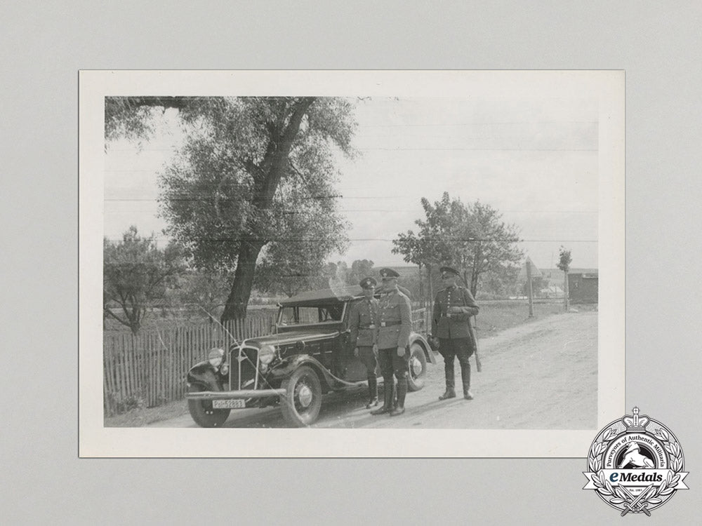 Germany. A Group Of German Police Photographs (Ss Police Regiment Boze ...