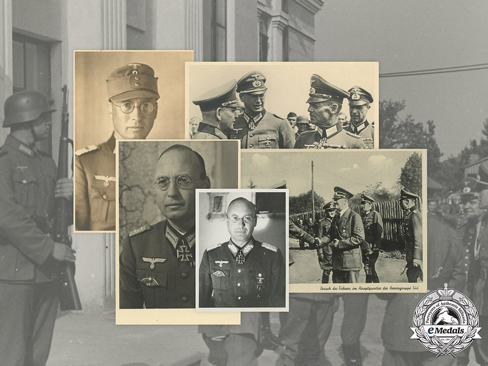 Germany, Heer. A Lot Of Photographs And Postcards Of Generalmajor Juli ...