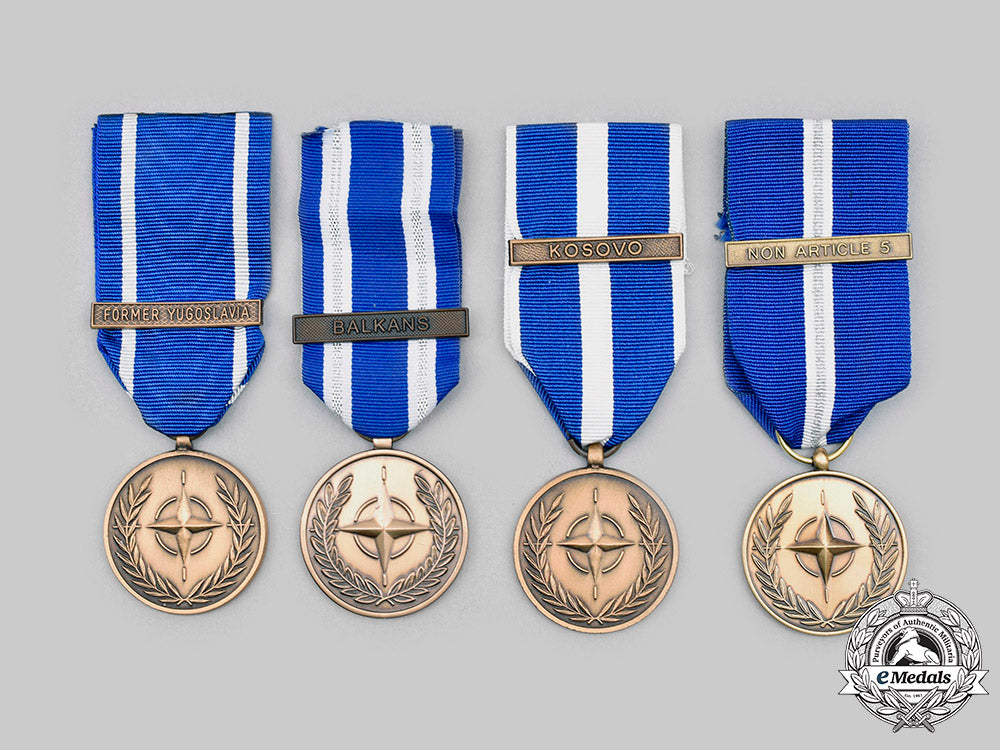International. Lot Of Four Nato Medals – eMedals