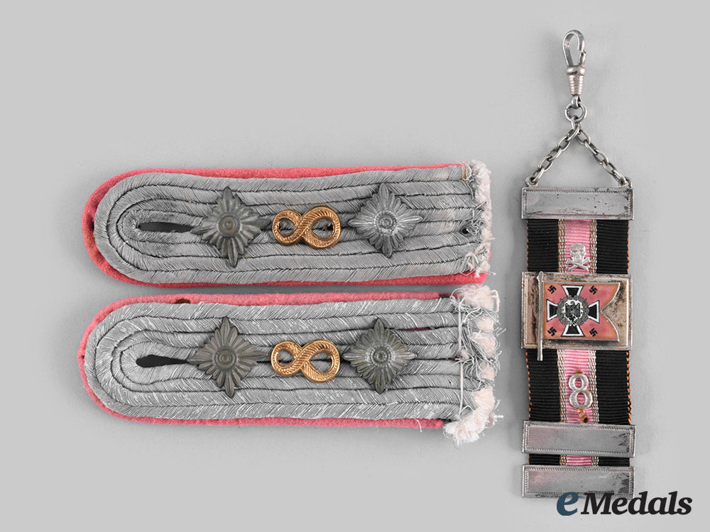 Germany, Heer. A Lot Of 8Th Panzer Regiment Insignia – eMedals