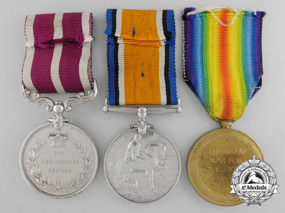 A First War Canadian Meritorious Service Medal Grouping – eMedals