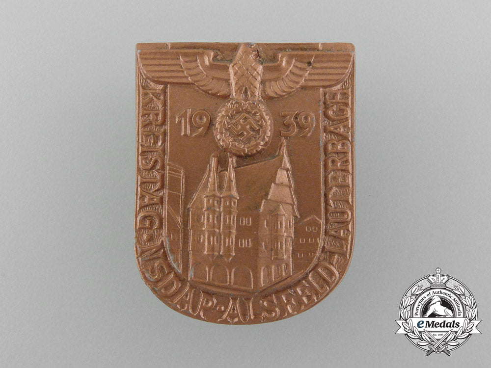 A 1939 Nsdap Alsfeld-Lauterbach District Diet Day Badge By Richard Sie ...
