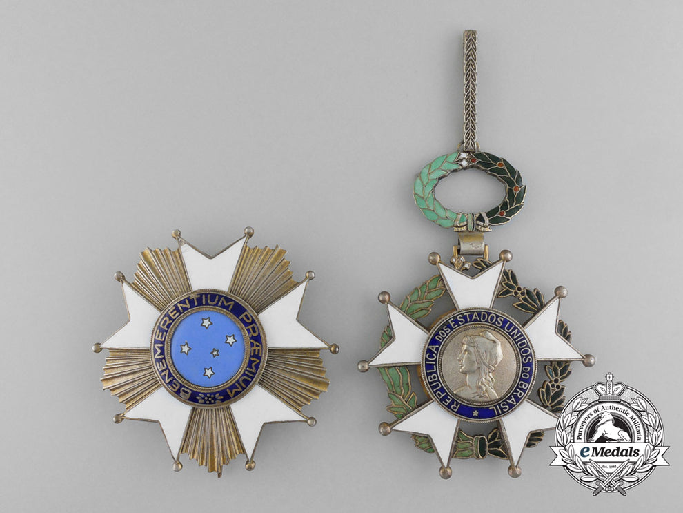 Brazil, Kingdom. A National Order Of The Southern Cross; Grand Cross S ...