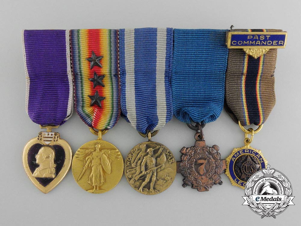 A First War Group Of Five American Miniature Medals – eMedals