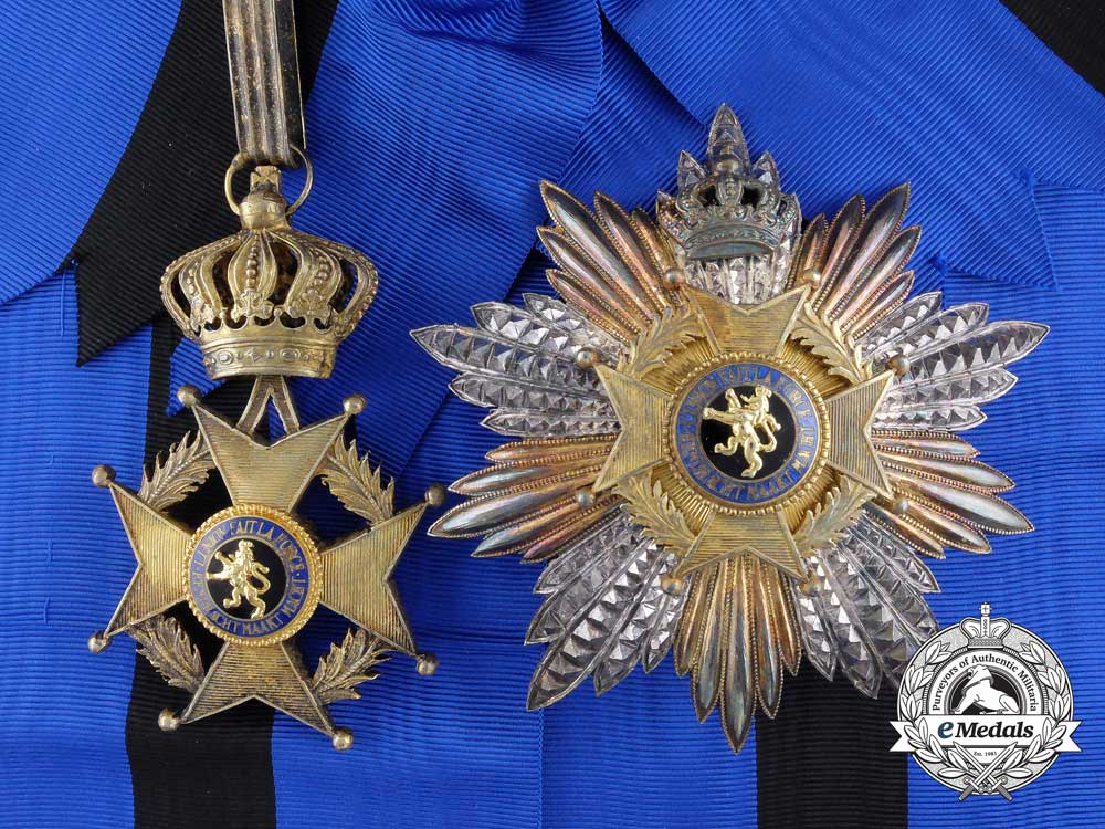 A Belgian Order Of Leopold Ii; Grand Cross Set By P. Degreef – eMedals