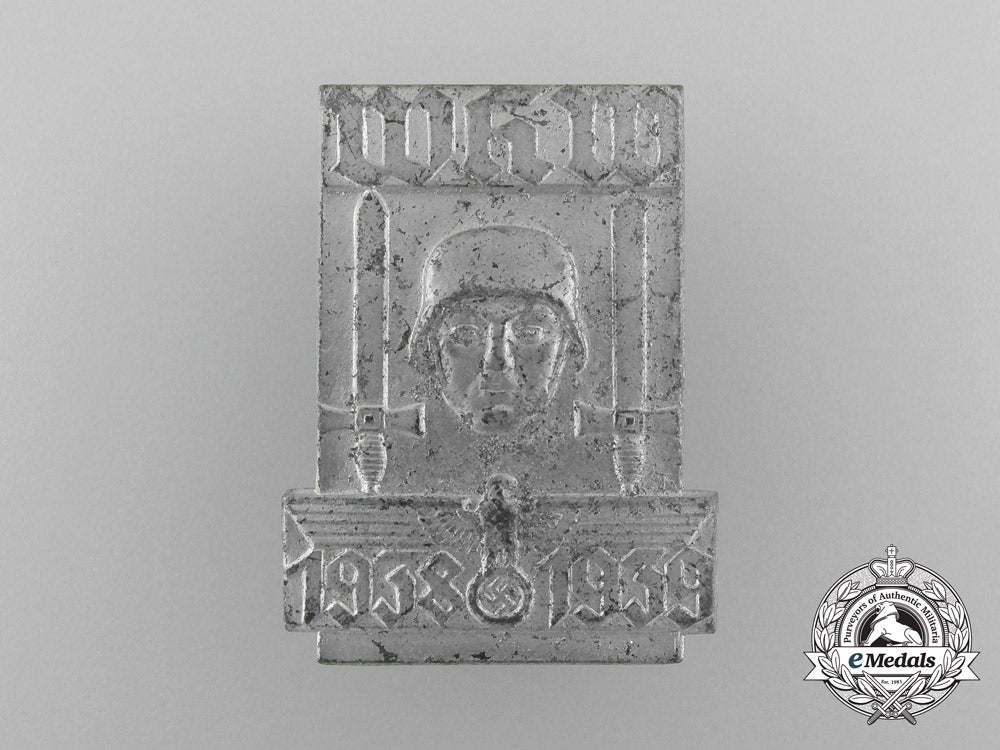 A 1938/39 Winter Aid Badge By Kür Und Langer – eMedals