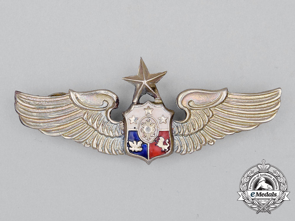 A Philippine Air Force (Paf) Senior Pilot Badge – eMedals