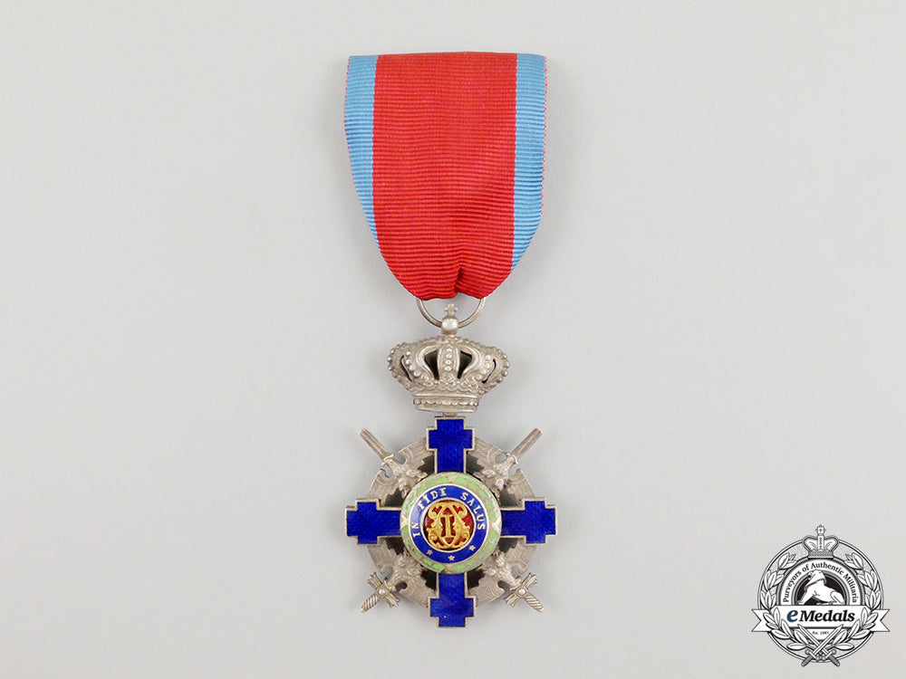 A Romanian Order Of The Star Of Romania, Knight With Swords, Type Ii ...