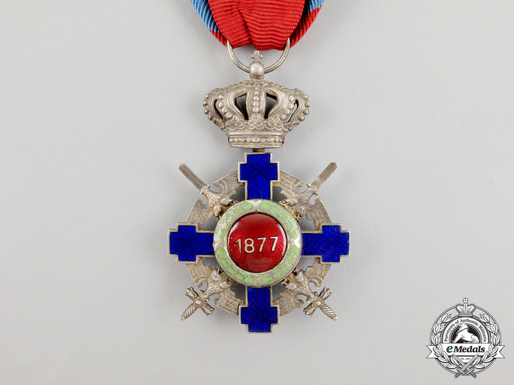 A Romanian Order Of The Star Of Romania, Knight With Swords, Type Ii ...