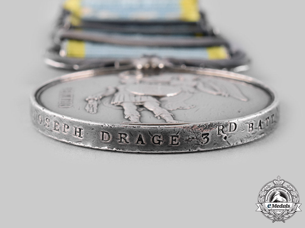 United Kingdom. A Crimean War Group To Colour Sergeant Joseph Drage, 3 ...