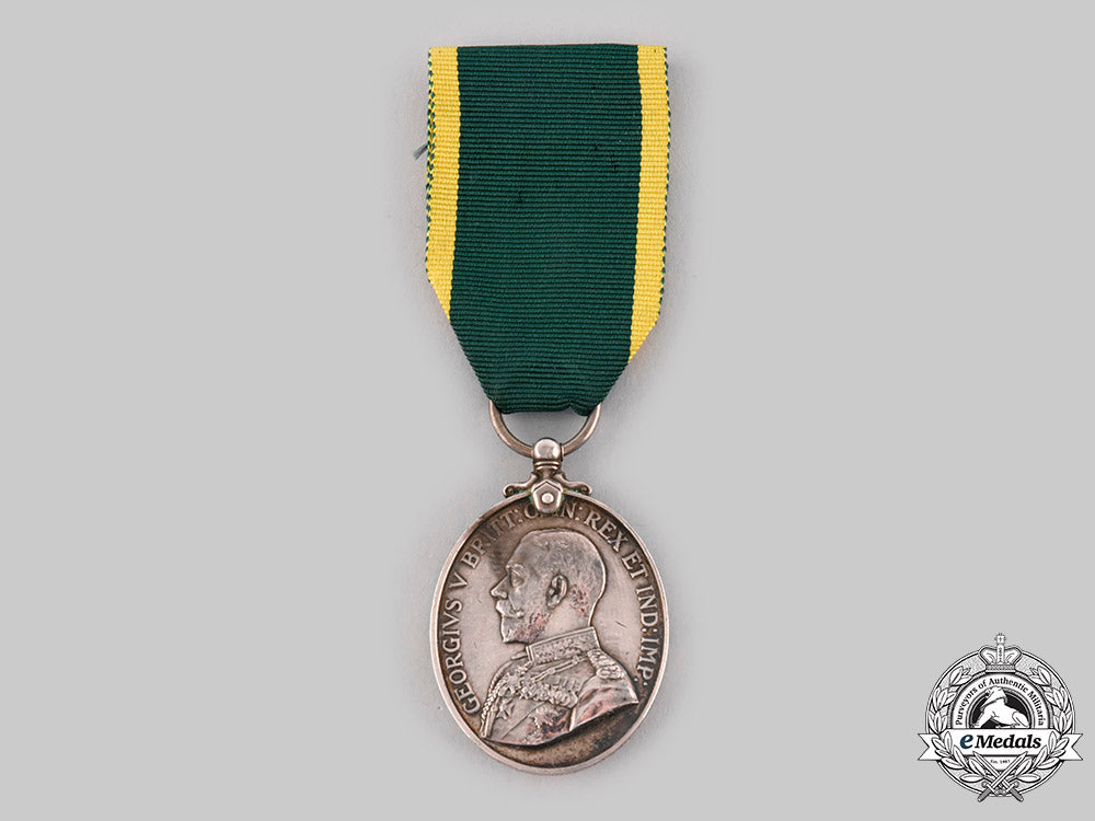 United Kingdom. A Territorial Force Efficiency Medal, Royal Army Medic ...