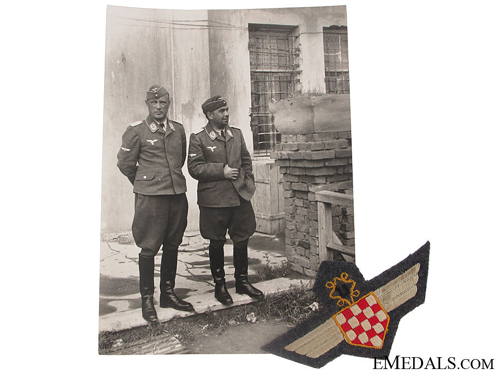 Croatian Air Force Legion Badge-Cloth Version – eMedals
