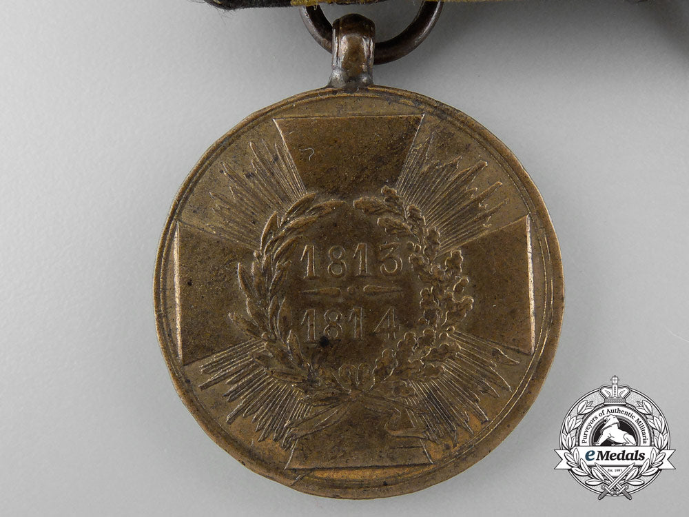 A Napoleonic Wars Prussian Iron Cross 1813 Medal Grouping – eMedals