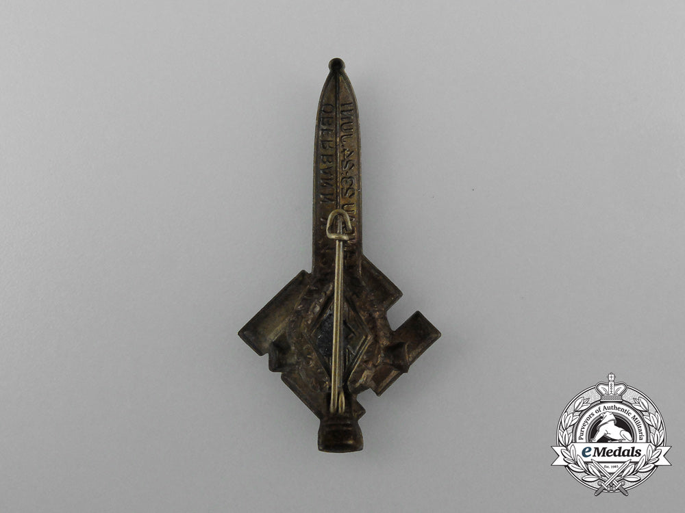 A Third Reich Period Landau Hj Oberbann V/13 Rally Badge – eMedals