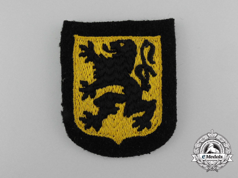 A Sleeve Shield Of The Waffen-Ss Legion Langemarck – eMedals