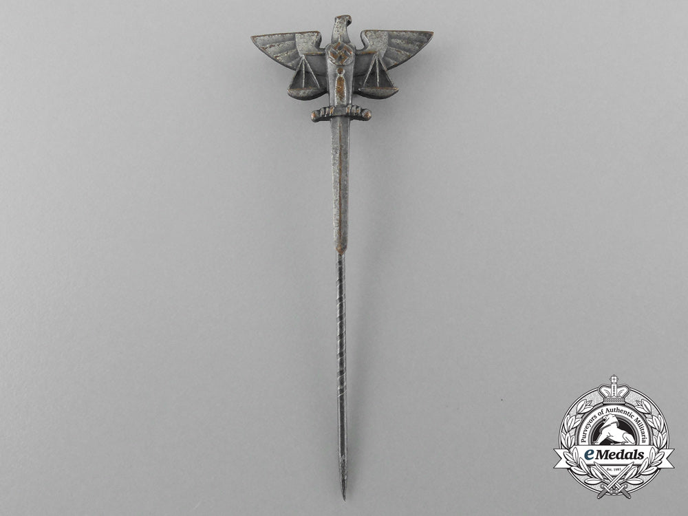 A Scarce Third Reich Period Justice Department Stick Pin By Klotz Und ...