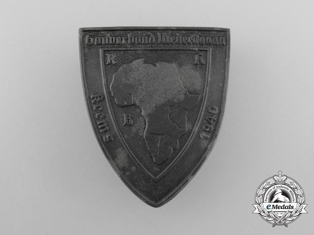 Germany. A 1940 Rkb Reich Colonial League Conference In Krems Badge ...