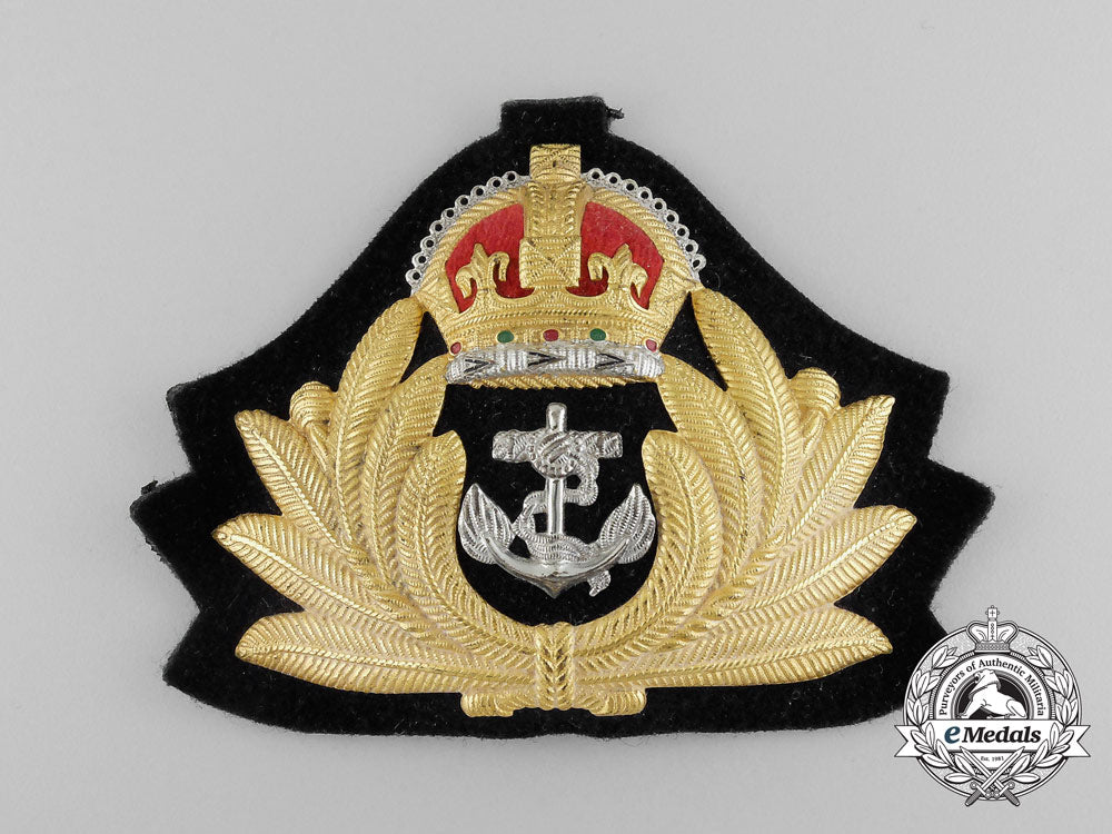 A Second War Royal Canadian Navy (Rcn) Officer's Cap Badge – eMedals