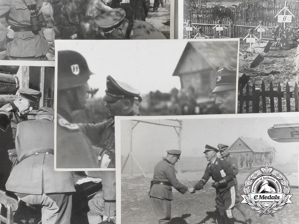 Four 1942 Photos Of High Ranking Ss Officers Meeting With Luftwaffe Ge ...