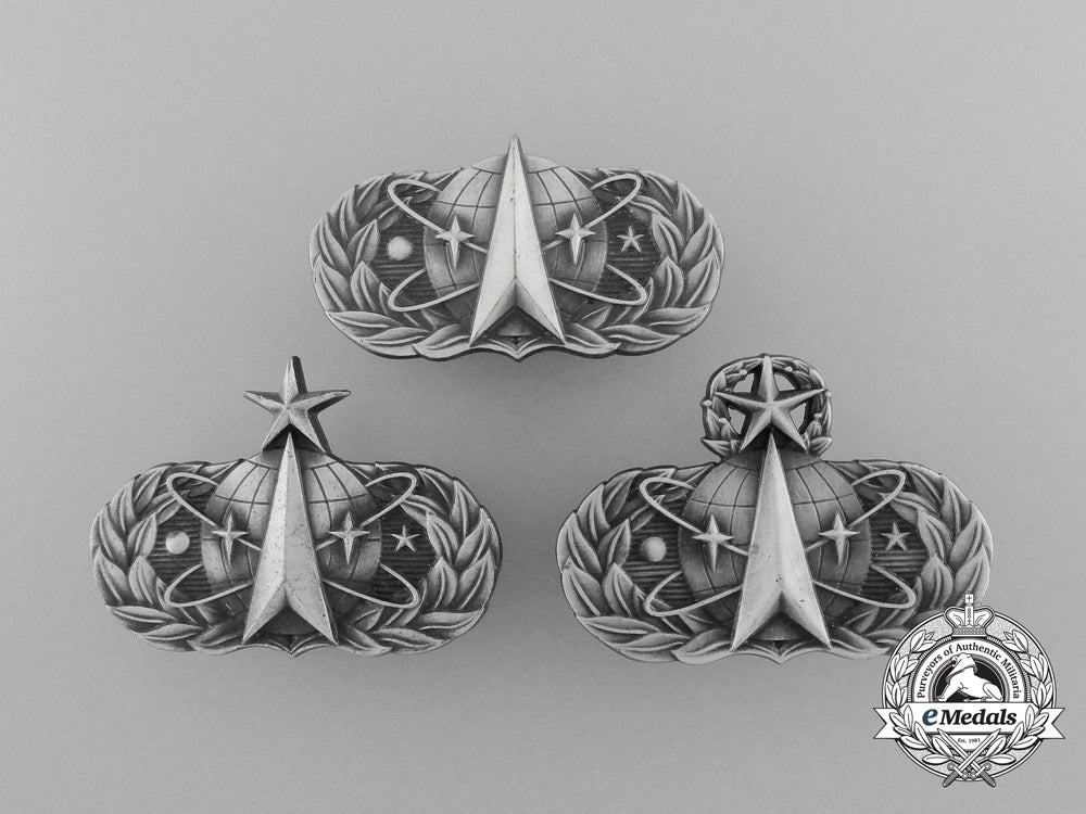 Three American Air Force Space And Missile Badges – eMedals