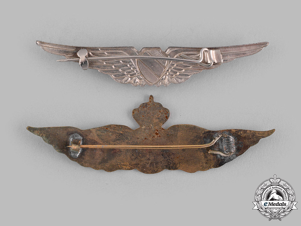 Saudi Arabia, Kingdom. Two Air Force (Rsaf) Pilot Badges – eMedals