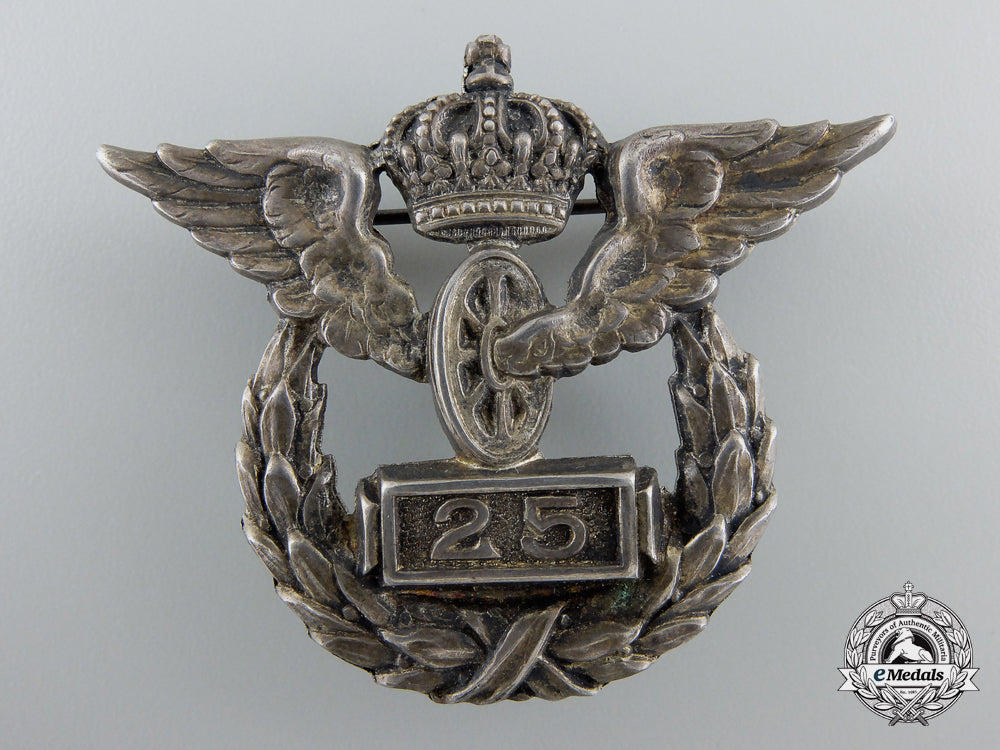 A Prussian Railroad 25 Years Service Badge By Wagner – eMedals