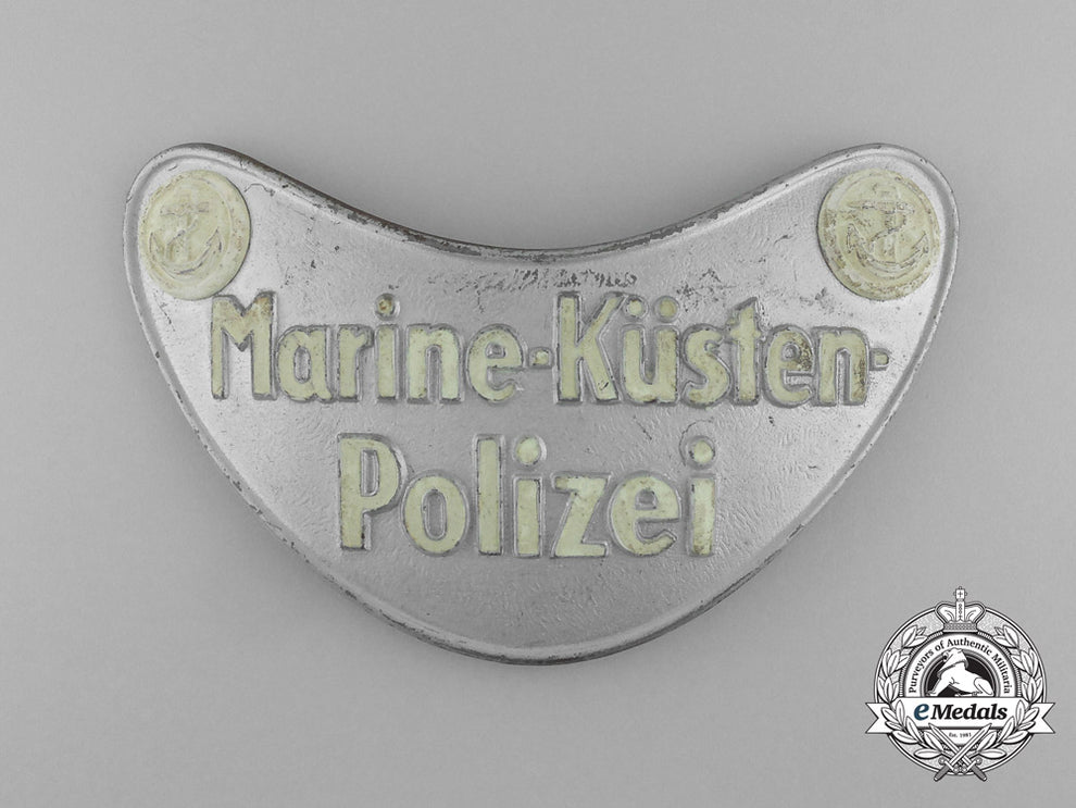 Germany. A Rare Naval Coastal Police Gorget, C.1941 – eMedals