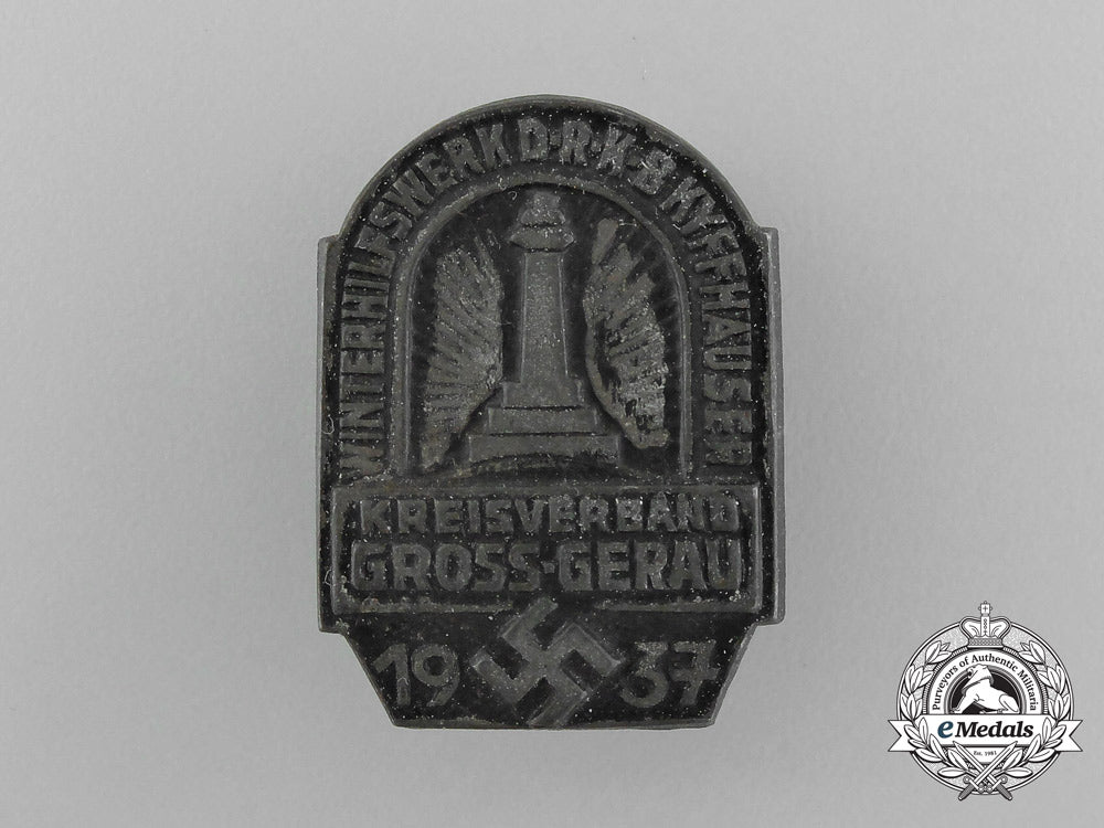 A 1937 Gross-Gerau Winter Relief Of The German People/Kyffhäuser Assoc ...