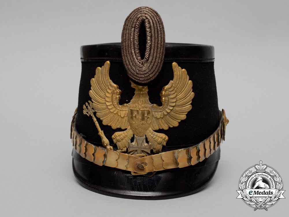 A Prussian Reserve Officer Line Jäger Battalion Shako, 1899 Model – eMedals