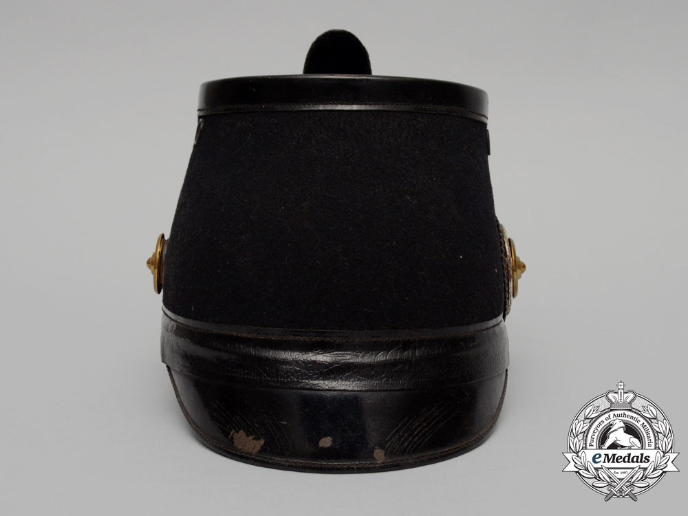 A Prussian Reserve Officer Line Jäger Battalion Shako, 1899 Model – eMedals