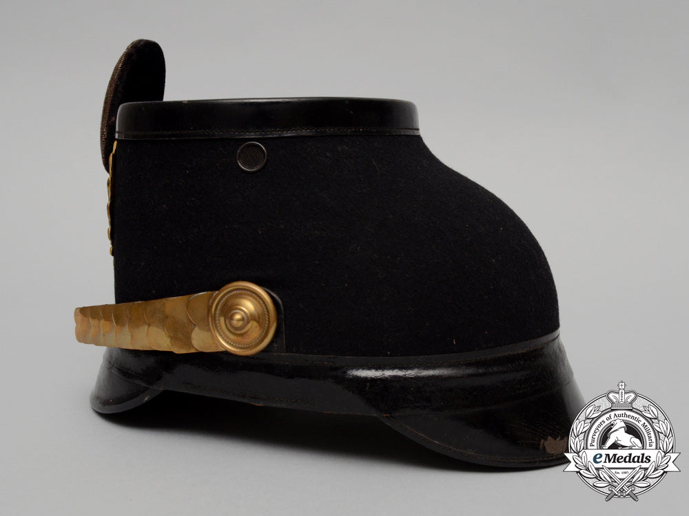 A Prussian Reserve Officer Line Jäger Battalion Shako, 1899 Model – eMedals