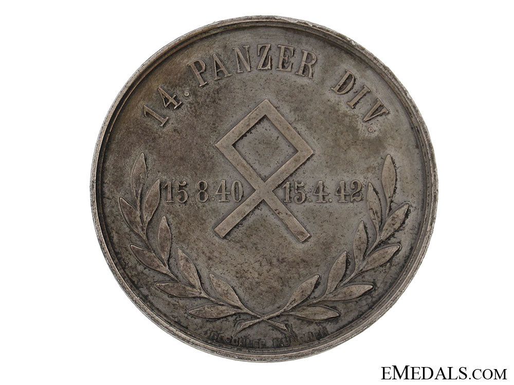 Medal Of The 14. Panzer Division – eMedals