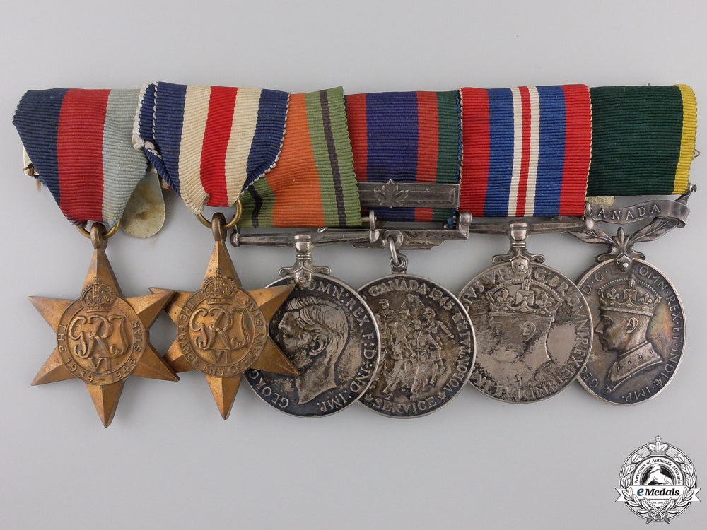A Second War Medal Bar To The Royal Canadian Signal Corps – eMedals