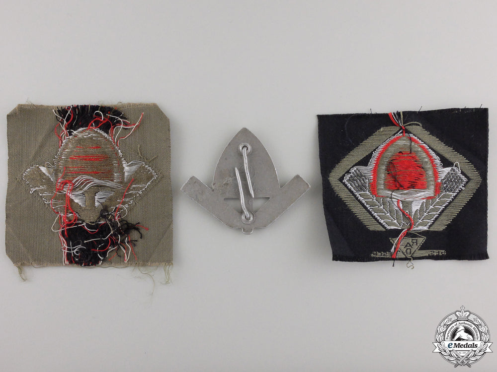 Three Items Of Rad Insignia – eMedals