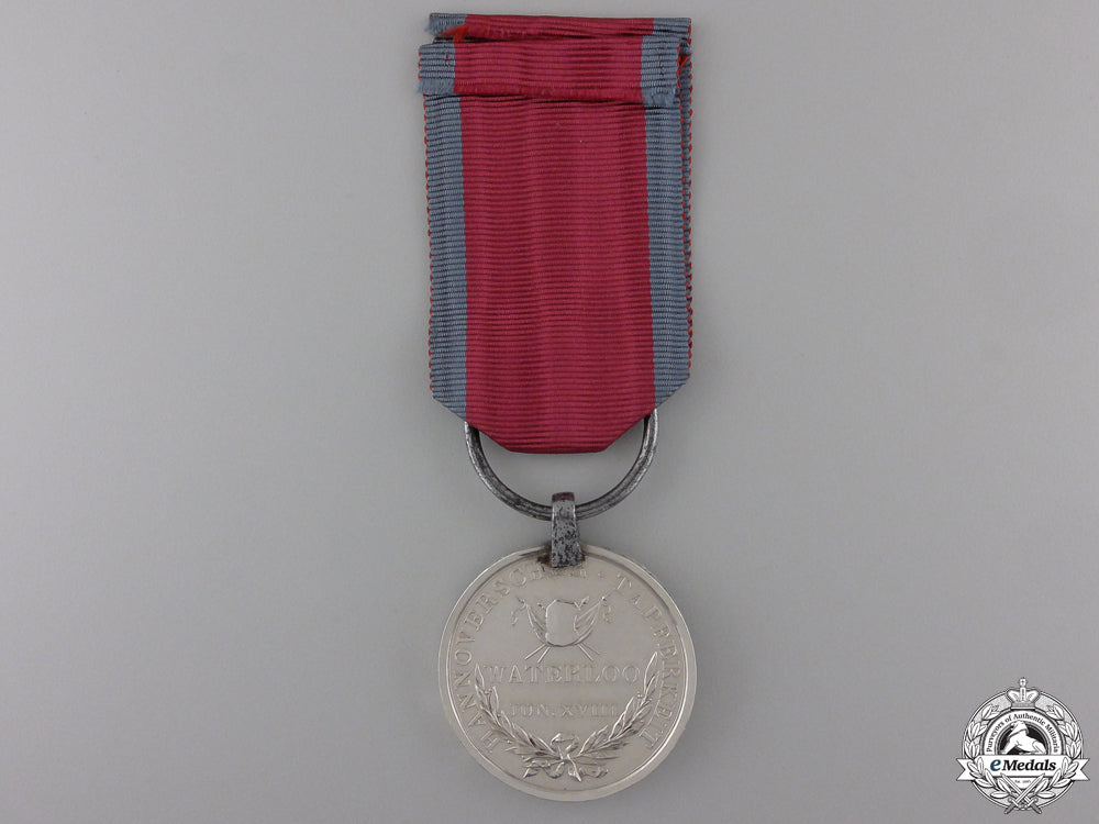 A Hanoverian Medal For Waterloo 1815 To The Battalion Hoya – eMedals