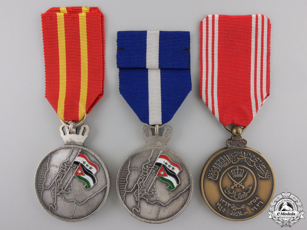 Three Jordanian Medals And Awards – eMedals