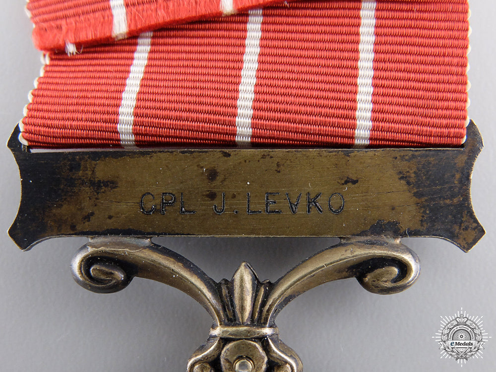 A Canadian Forces Decoration Corporal J. Levko – eMedals