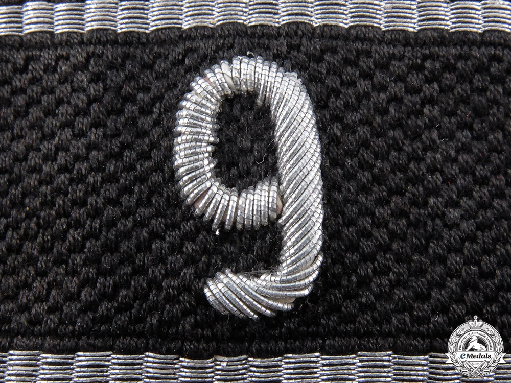 An Allgemeine-Ss Standarte 9 Cufftitle; Rzm Tags – eMedals