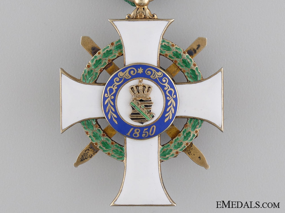 A Saxony Order Of Albert With Swords; Knight First Class – eMedals