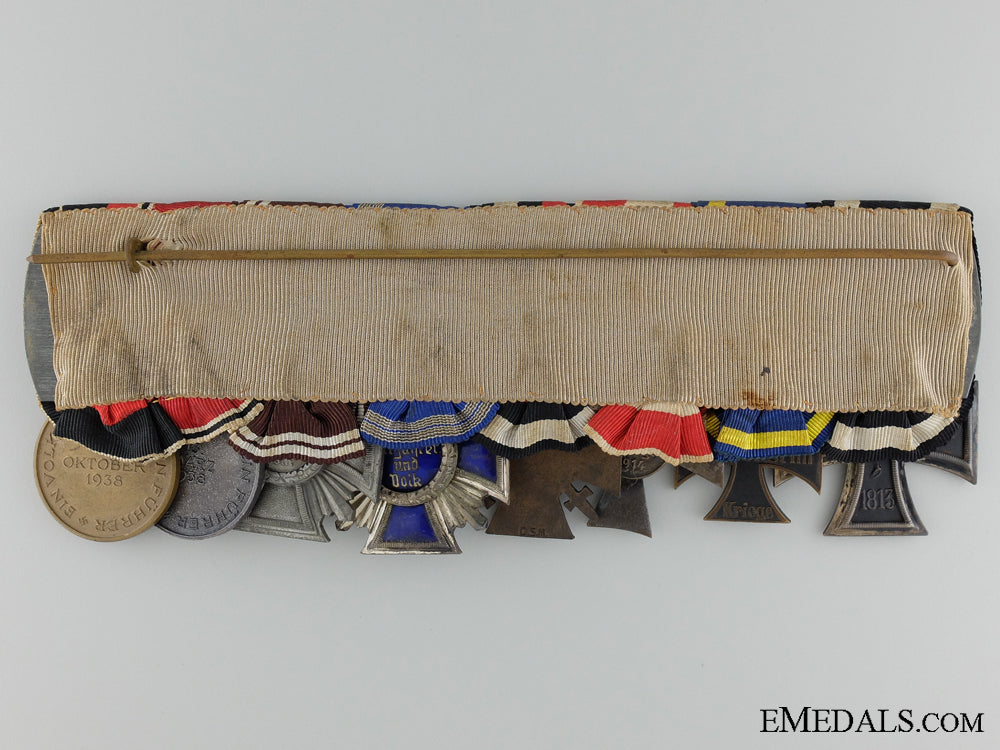 A Medal Bar And Red Cross Award Attributed To Karl Fiehler – eMedals