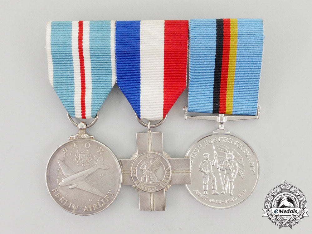 United Kingdom. A Cold War Medal Trio To Sergeant H.w. Stubley 35 Bomb ...