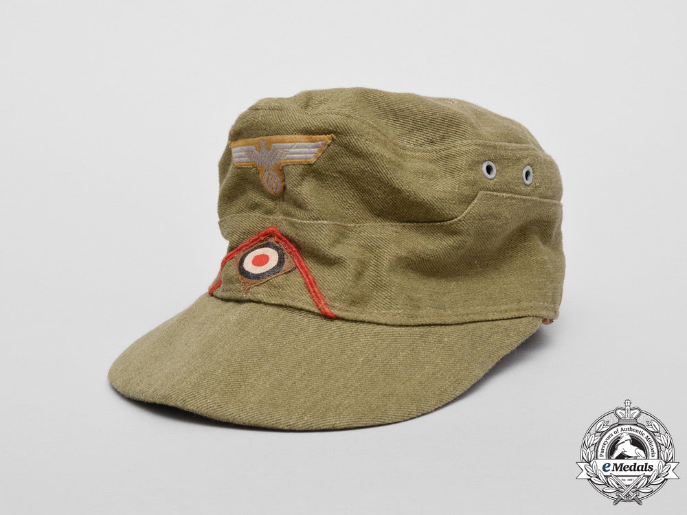 A German Dak (Deutsches Afrika Korps) Artillery Field Cap – eMedals